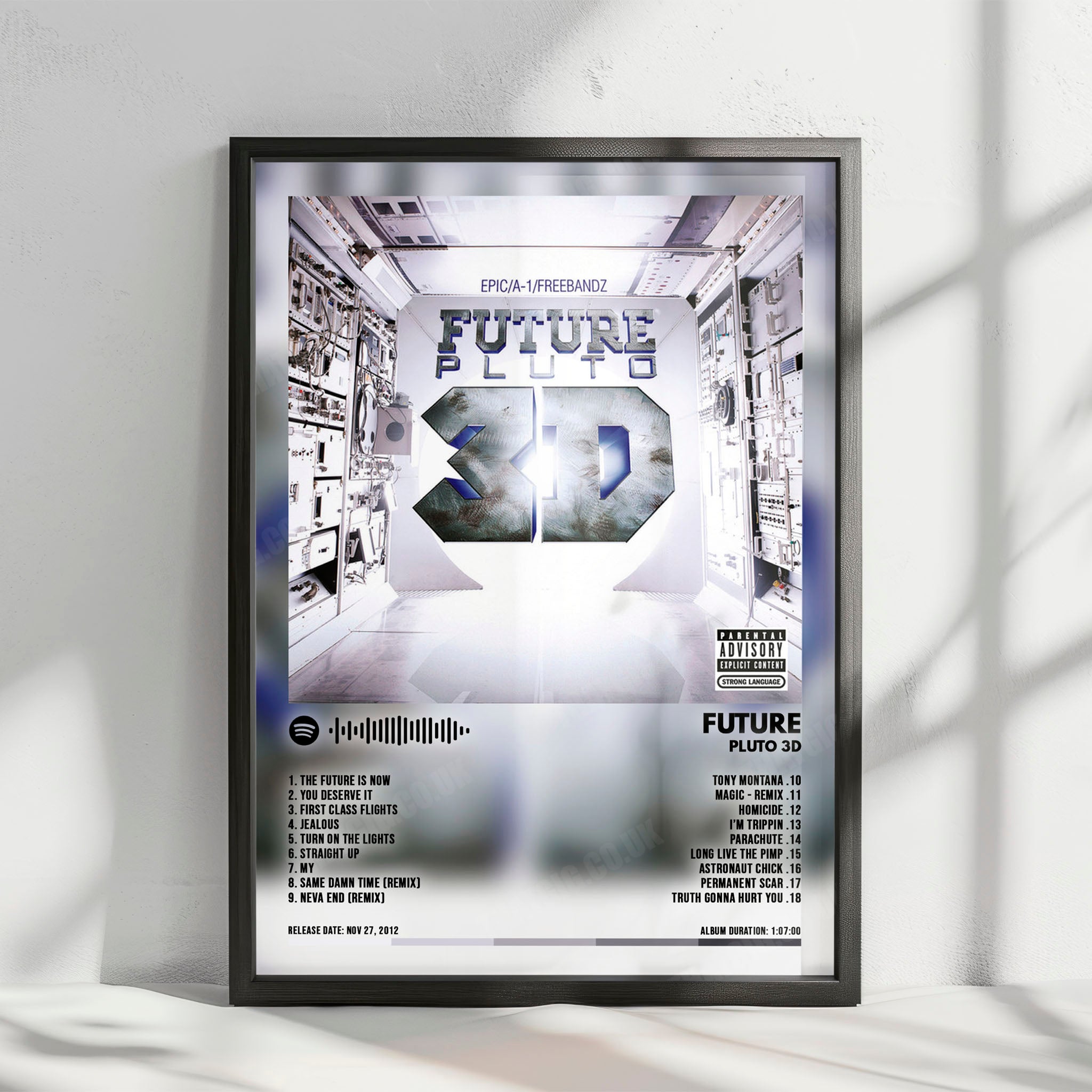 Future "Pluto 3D" Album Cover Poster | Complete Tracklist – That Gig