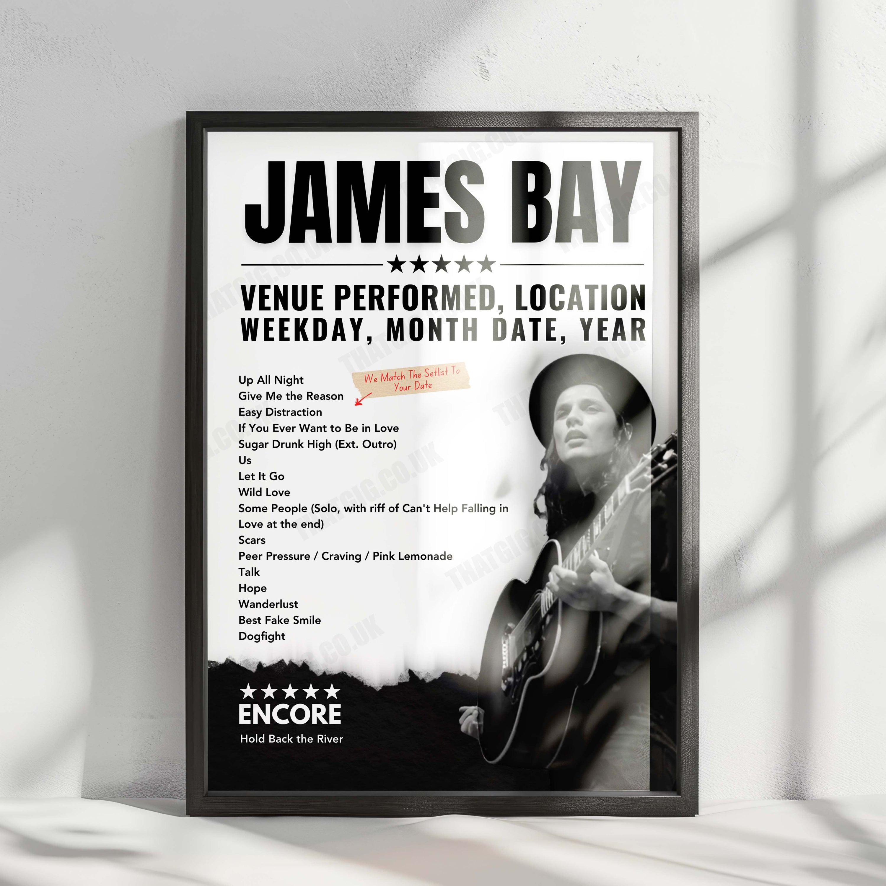 James Bay 2025 Tour: Concert Dates, Setlists & Posters | That Gig