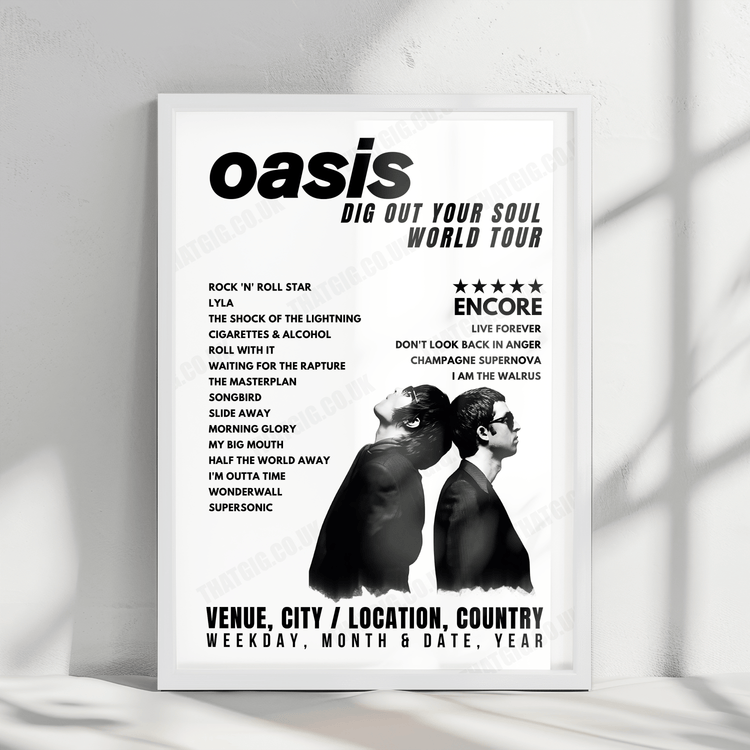 The Home of Album Art Posters, Setlist Posters & Mugs | Shop That Gig