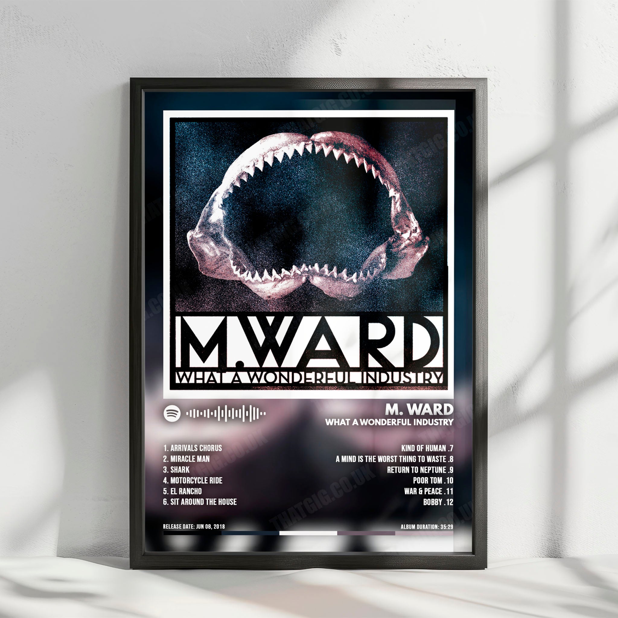 M. Ward "What a Wonderful Industry" Album Cover Poster – That Gig