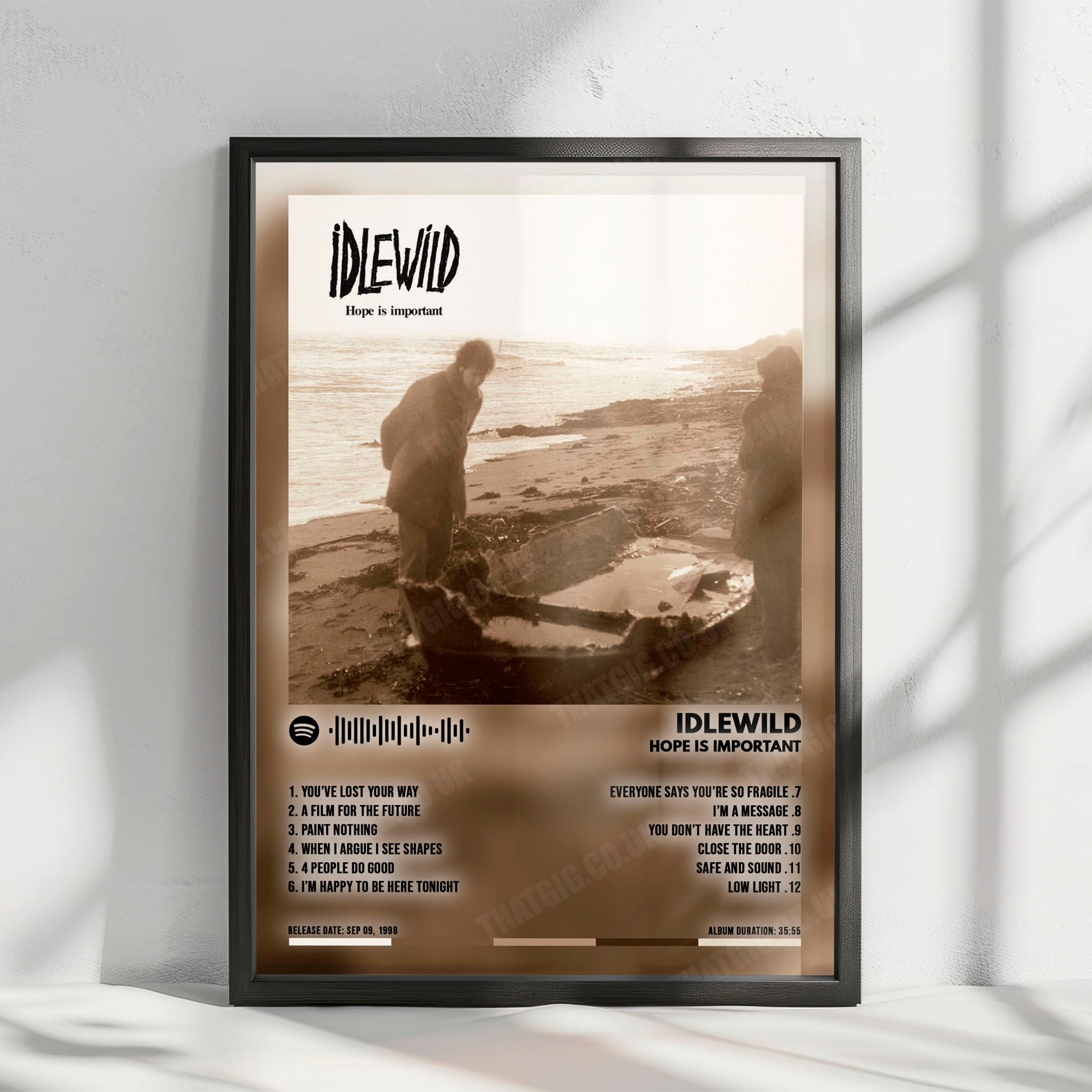Idlewild "Hope Is Important" Album Cover Poster | Complete Tracklist ...