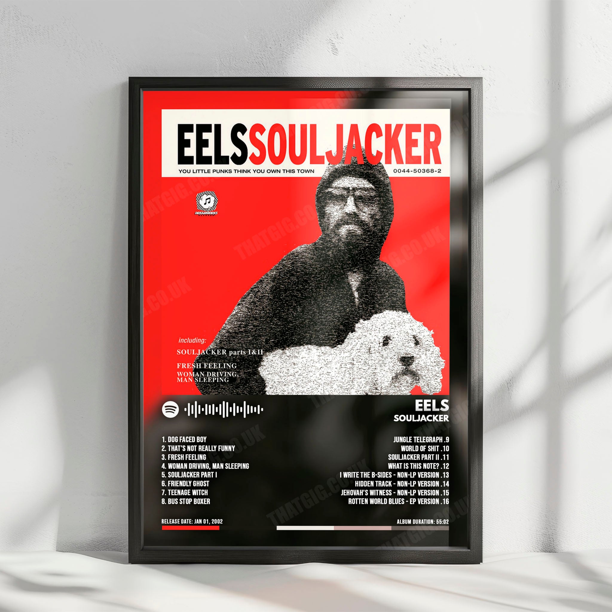 Eels "Souljacker" Album Cover Poster | Complete Tracklist – That Gig
