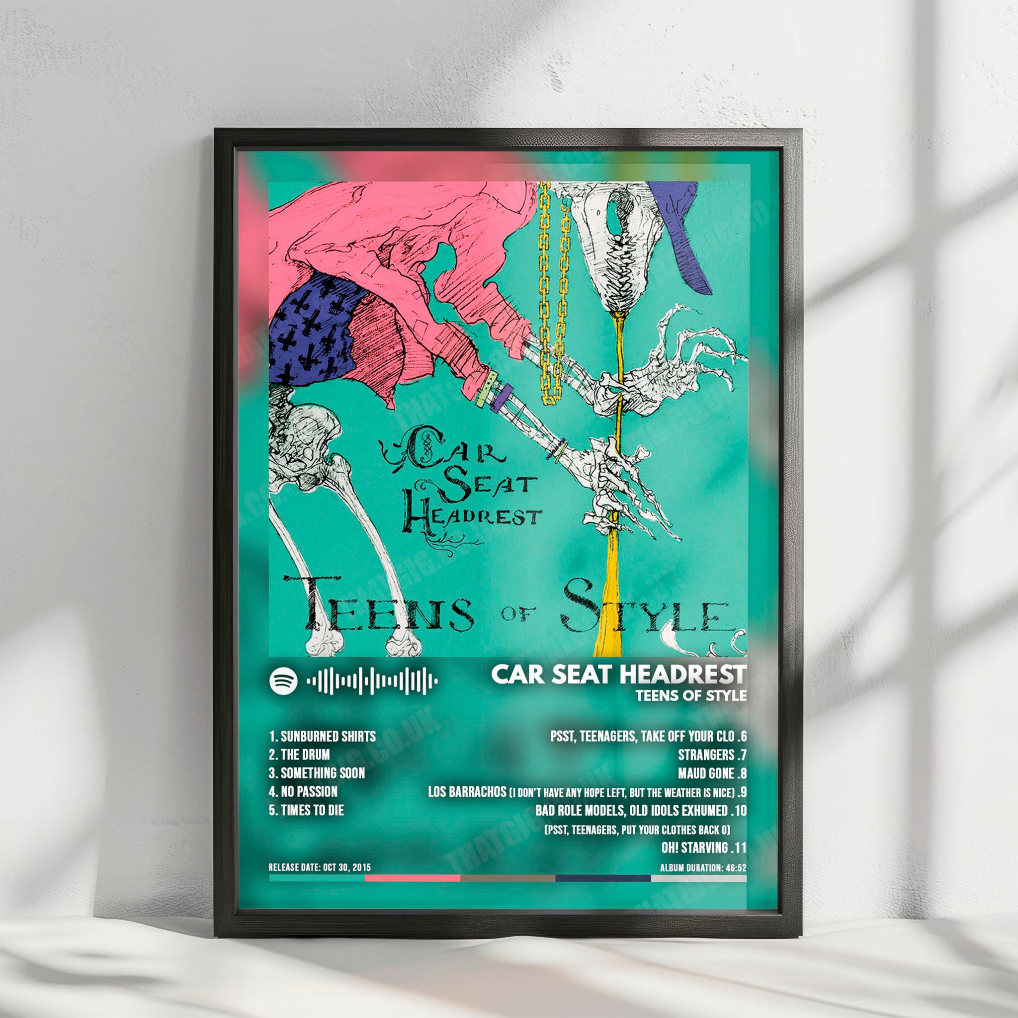 Car Seat Headrest "Teens of Style" Album Cover Poster – That Gig