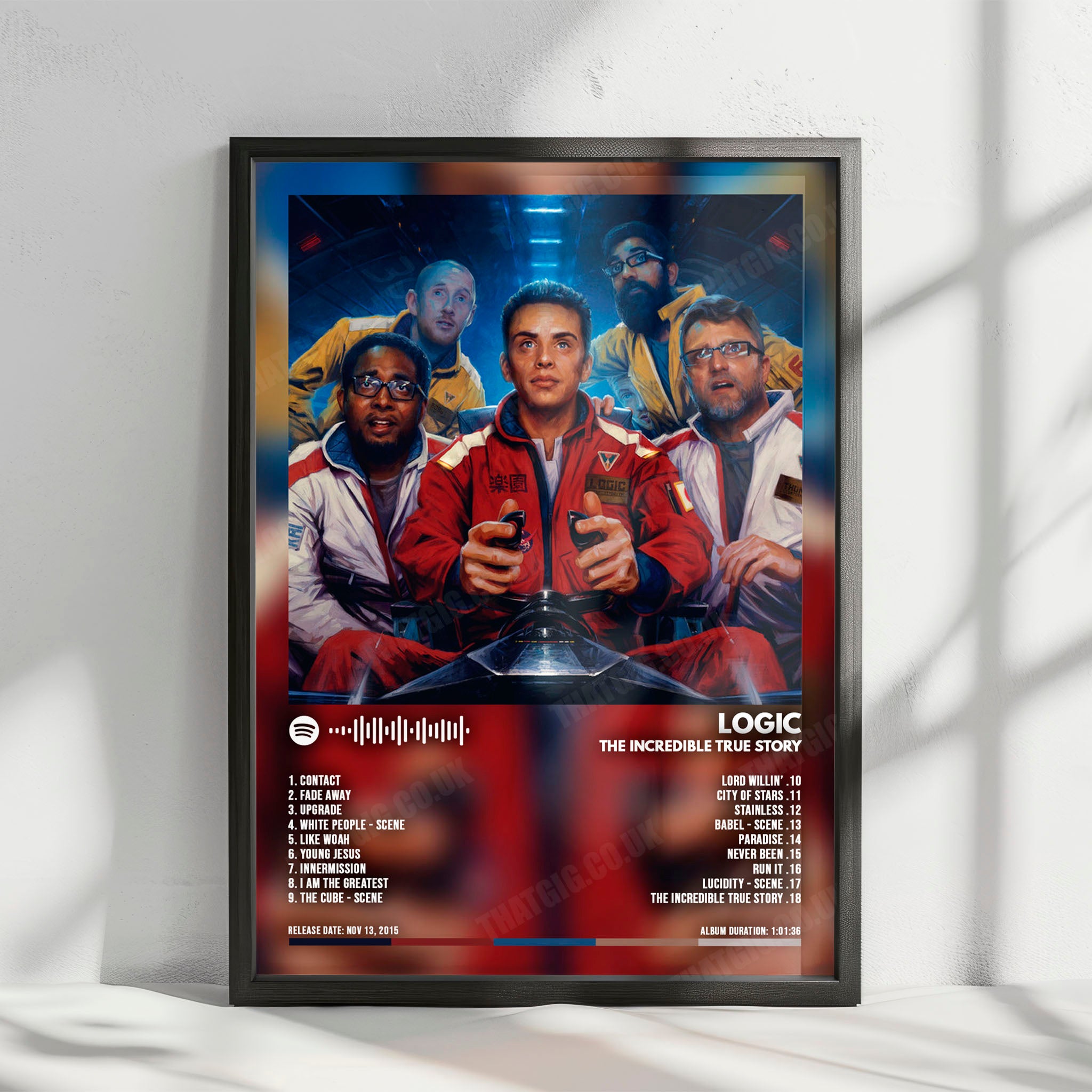 Logic "The Incredible True Story" Album Cover Poster – That Gig