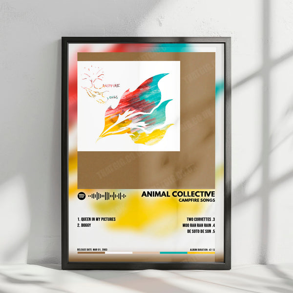 Animal Collective "Campfire Songs" Album Cover Poster – That Gig