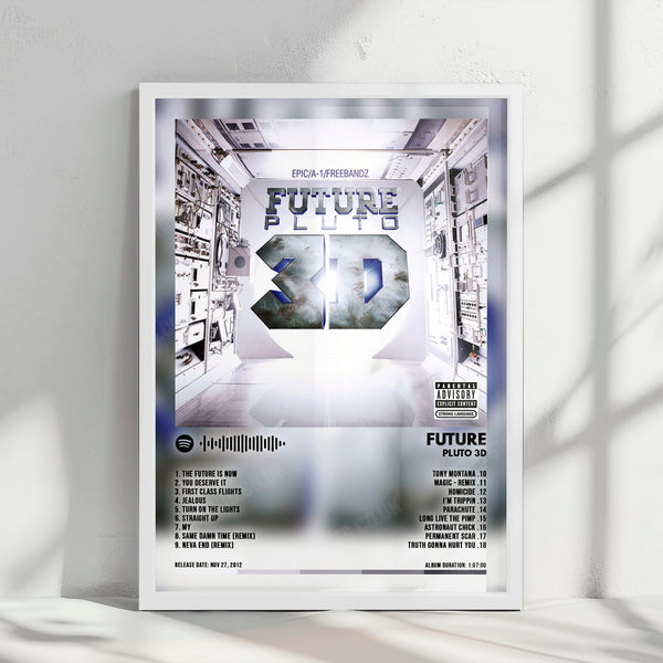 Future "Pluto 3D" Album Cover Poster | Complete Tracklist – That Gig