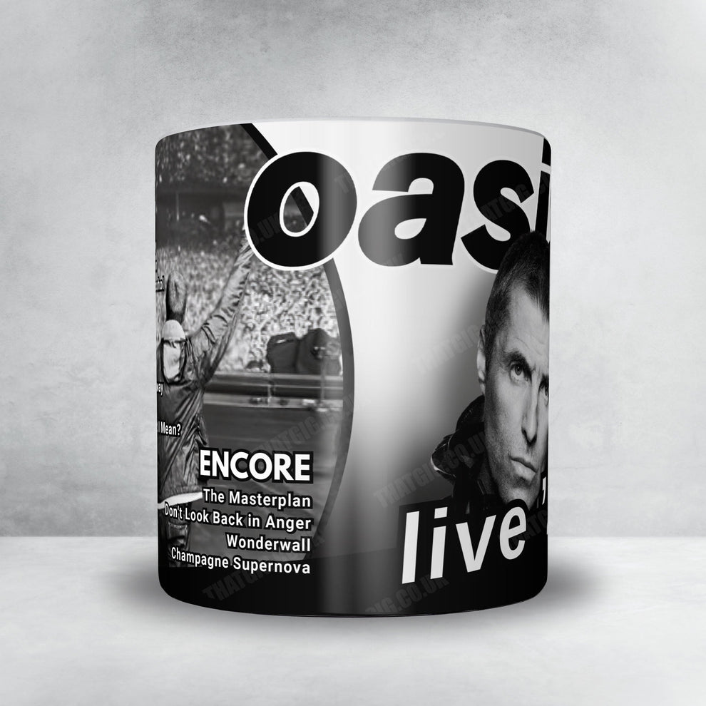 Oasis Setlist Mug - Marvel Stadium, Melbourne | November 1st, 2025 ...