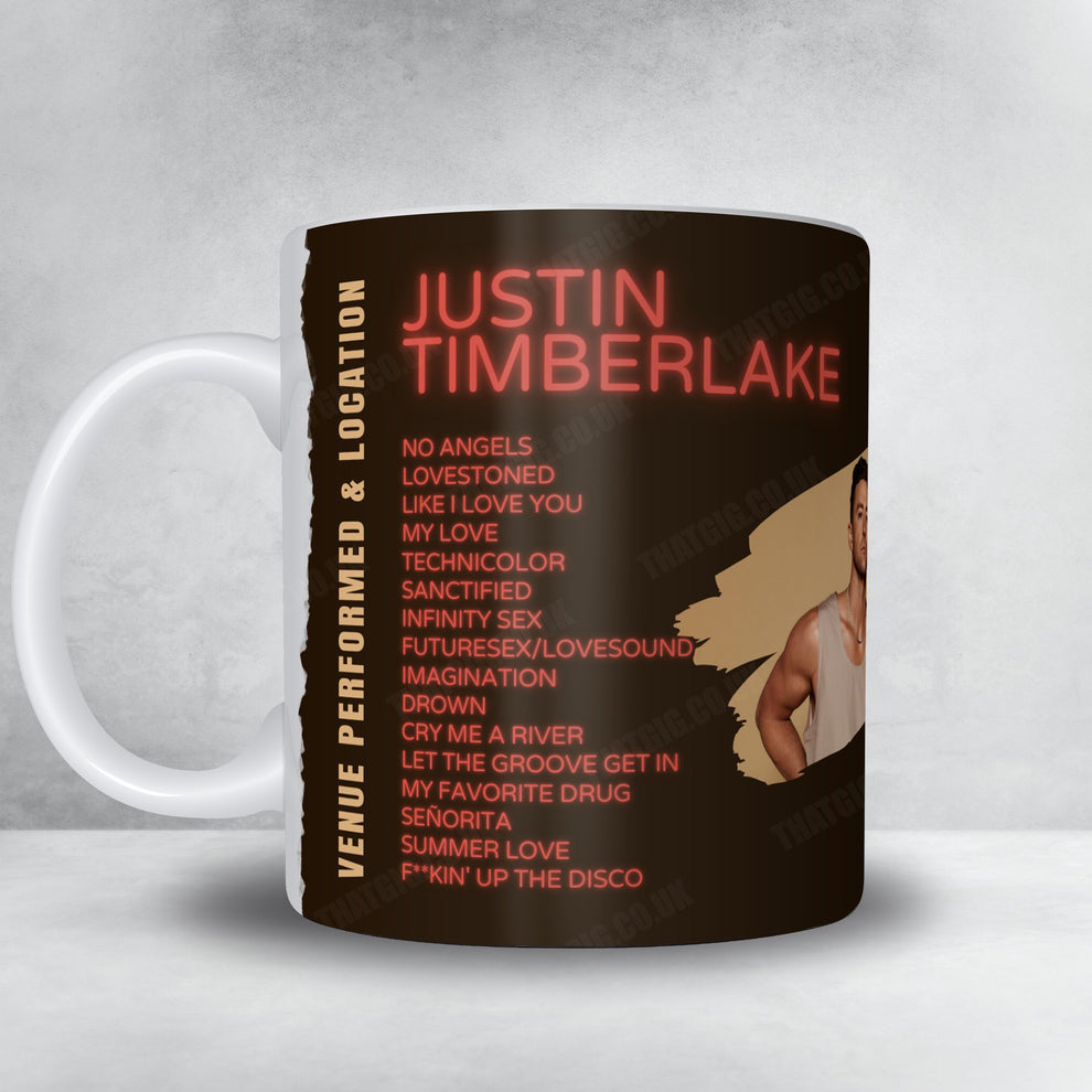 Justin Timberlake Mug - Moda Center, Portland | January 13, 2025 – That Gig