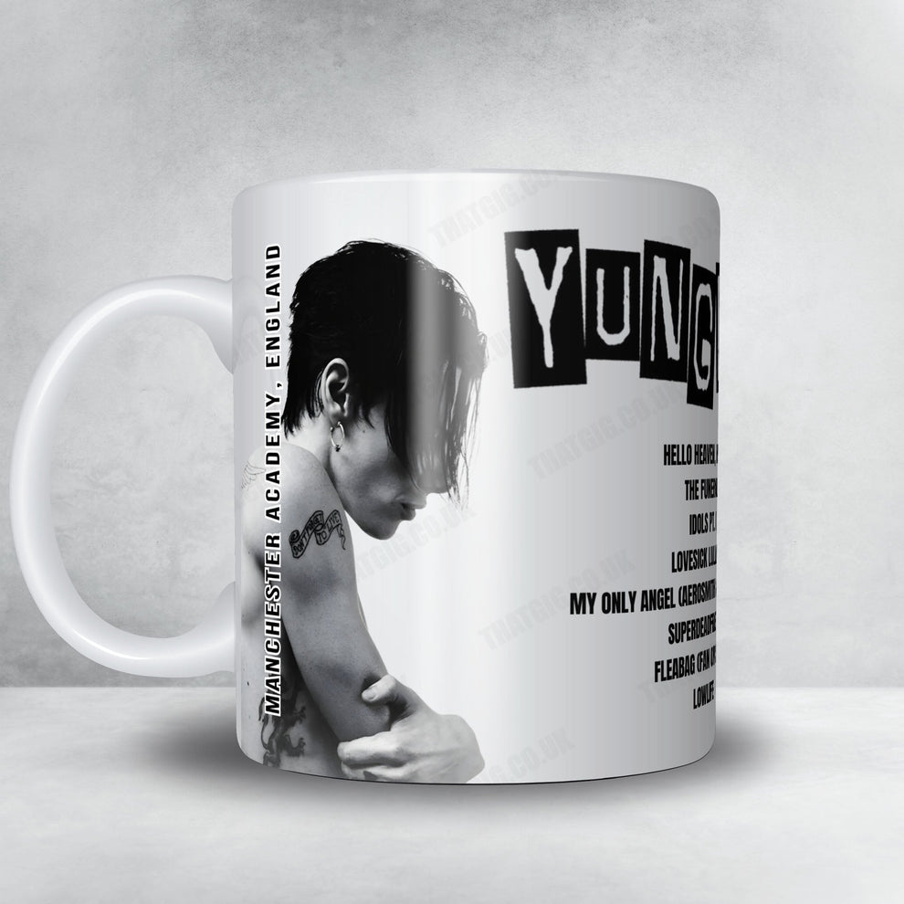 YUNGBLUD Setlist Mug - Utilita Arena Cardiff, Cardiff | Apr 18th, 2026 ...