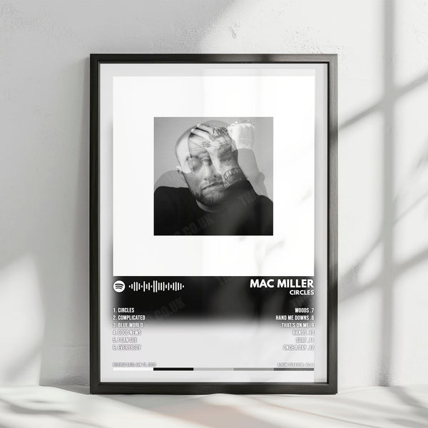 Mac Miller "Circles" Album Cover Poster | Complete Tracklist – That Gig