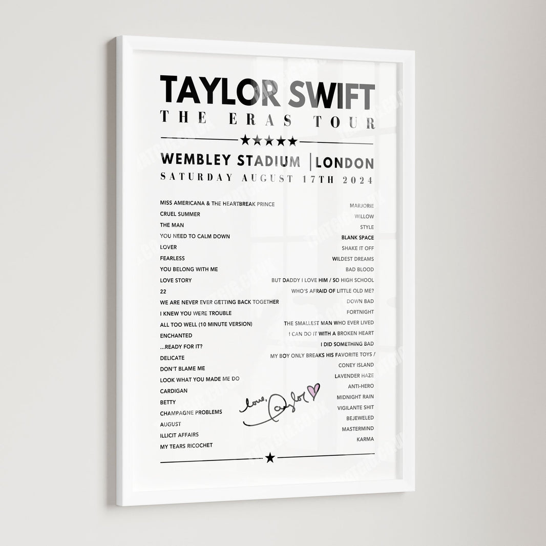 Custom Concert Setlist Posters & Music Merch | That Gig