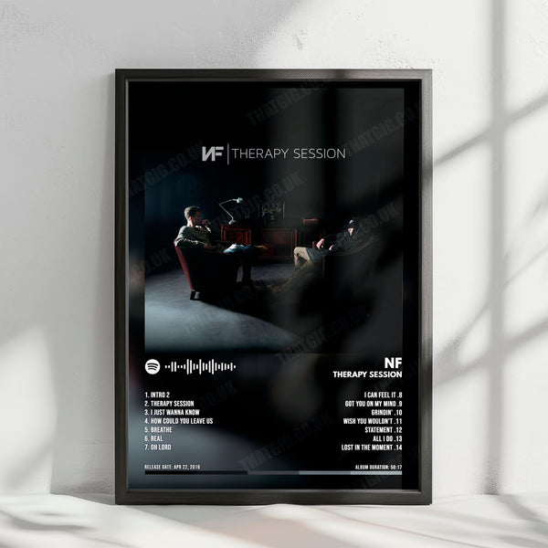 NF "Therapy Session" Album Cover Poster | Complete Tracklist – That Gig
