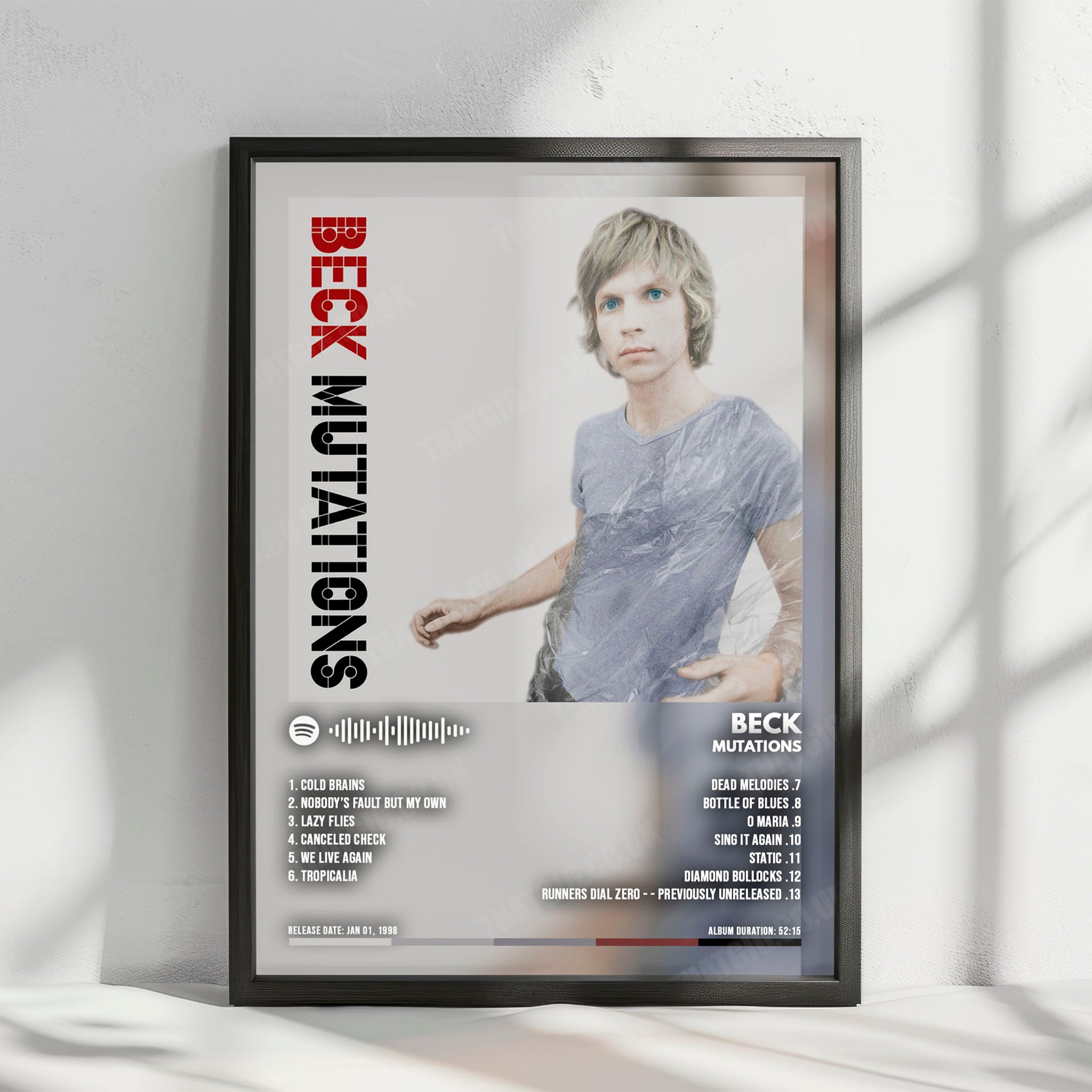 Beck "Mutations" Album Cover Poster | Complete Tracklist – That Gig