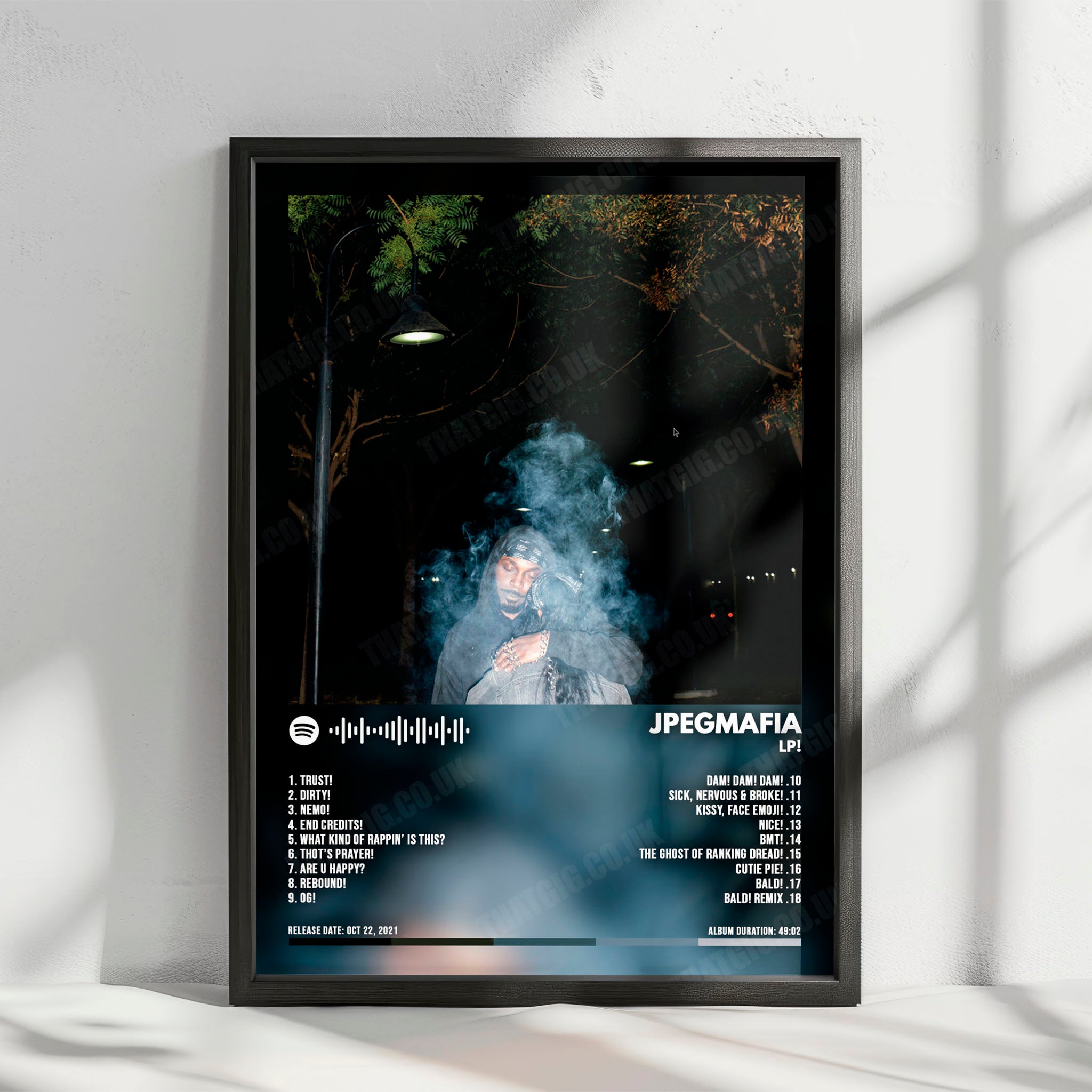 Jpegmafia "LP!" Album Cover Poster | Complete Tracklist – That Gig