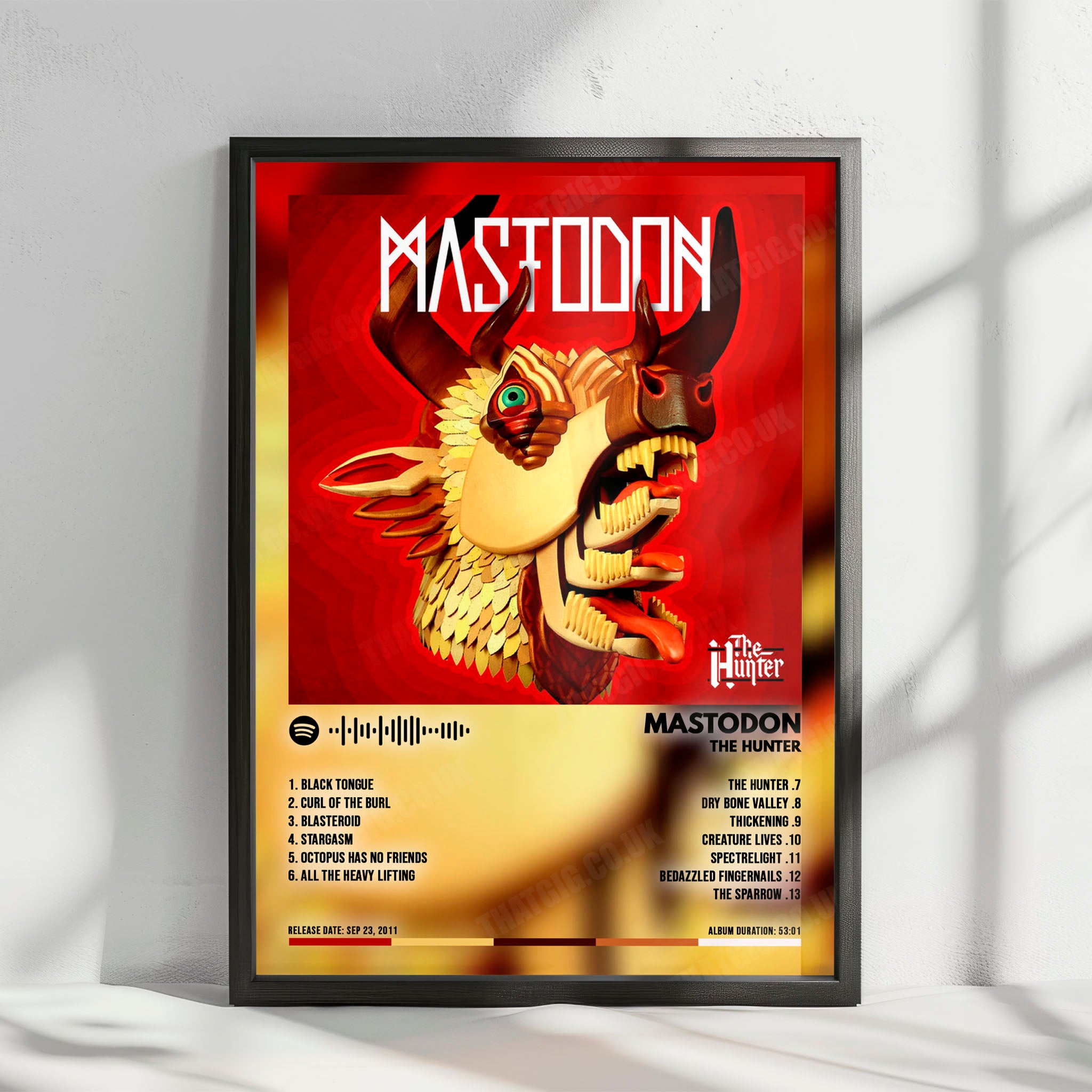 Mastodon "The Hunter" Album Cover Poster | Complete Tracklist – That Gig