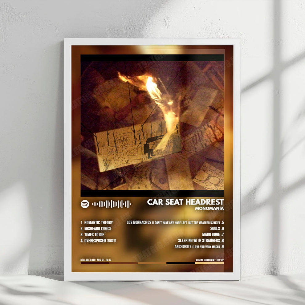 Car Seat Headrest "Headrest Monomania" Album Cover Poster – That Gig