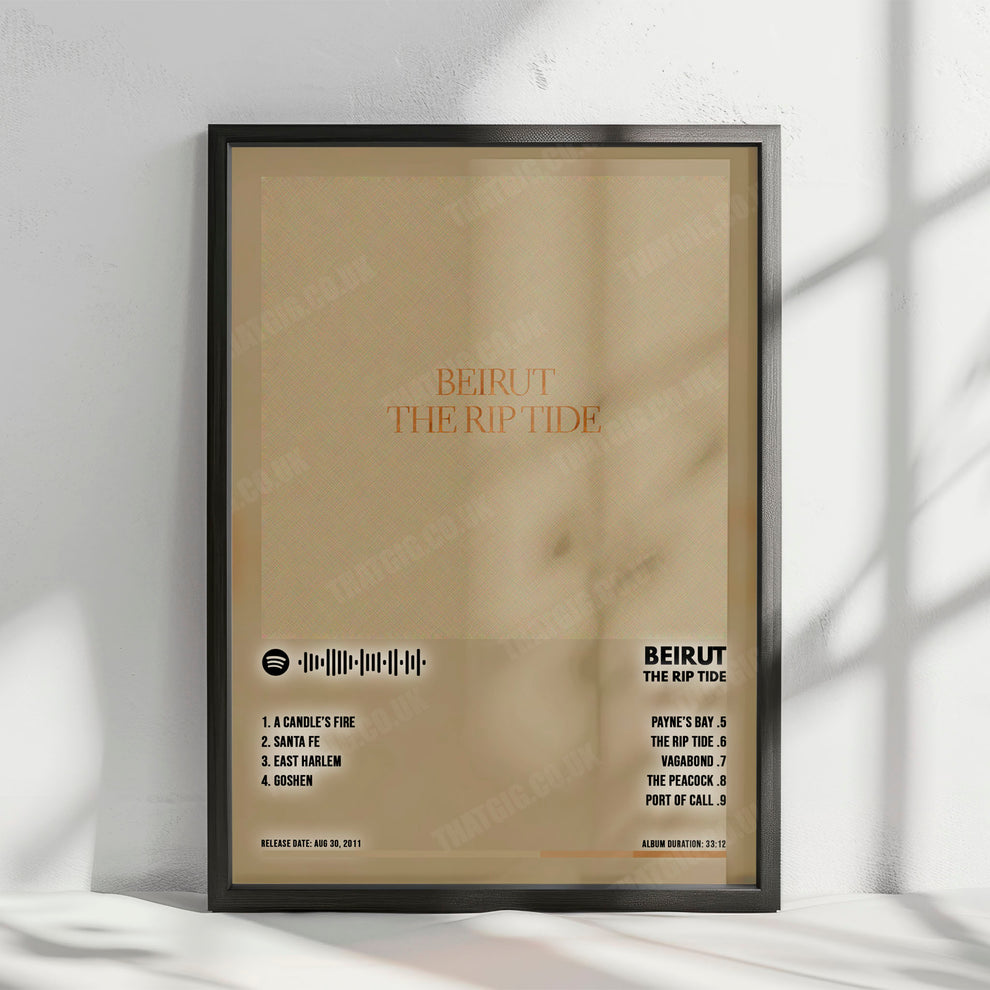 Beirut "The Rip Tide" Album Cover Poster | Complete Tracklist – That Gig